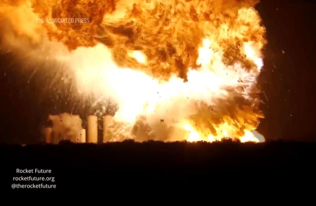 SpaceX Rocket Being Tested in Texas Explodes